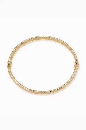 ORADINA 14k Cobra Bangle
