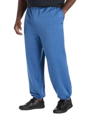 REEBOK Big & Tall Performance Fleece Joggers - Twilight Blue Hthr