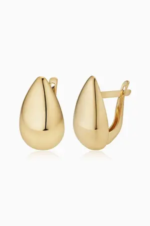 ORADINA 14k Drop Earrings - Yellow Gold