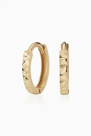 ORADINA 14k Celebration Mini Hoops - Yellow Gold