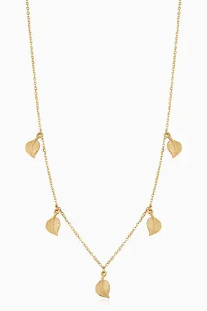ORADINA 14k Station Choker - Yellow Gold
