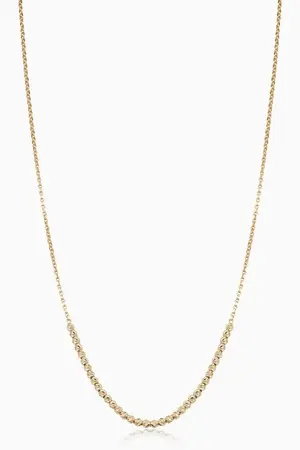 ORADINA 14k Celebration Ball Choker Necklace - Yellow Gold