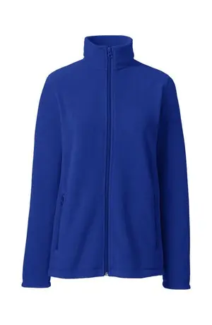 LANDS' END Full-zip Mid-weight Fleece Jacket - Cobalt