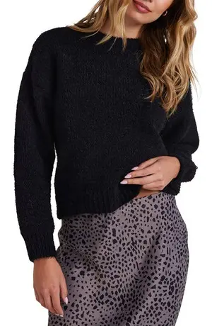Bella Dahl Bella Dahl Drop Shoulder Sweater Black
