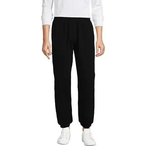 LANDS' END Lands' End Fleece Back Sweatpants Black