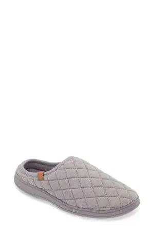 Acorn Lupine Quilted Slipper - Purple