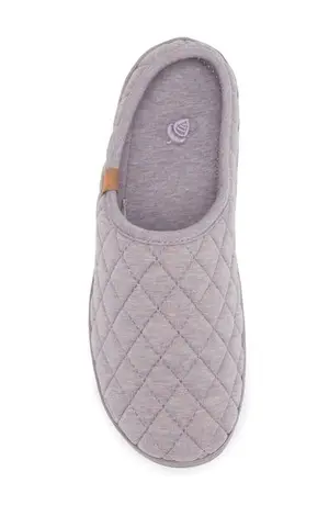 Acorn Lupine Quilted Slipper - Purple