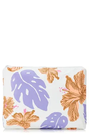 ALOHA COLLECTION Aloha Collection Pape Ete Medium Water Resistant Tyvek® Zip Pouch Ube