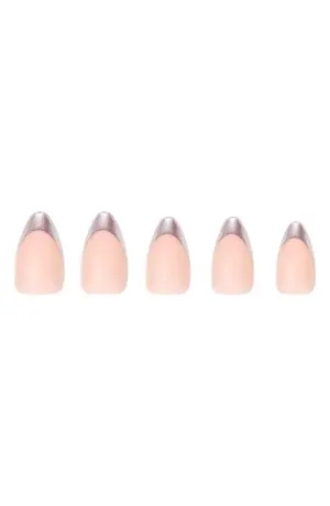 GLAMNETIC Short Almond Press-on Nails Set - Mirror Mirror