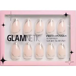 GLAMNETIC Short Almond Press-on Nails Set Whipped
