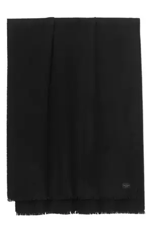 Rag & Bone Joni Wool Scarf - Black