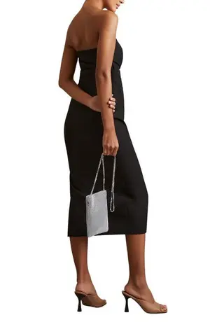 REISS Zuri Crystal Embellished Shoulder Bag