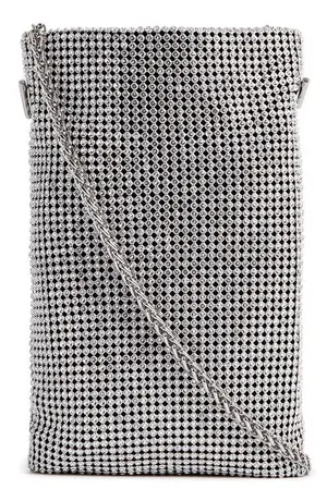 REISS Zuri Crystal Embellished Shoulder Bag