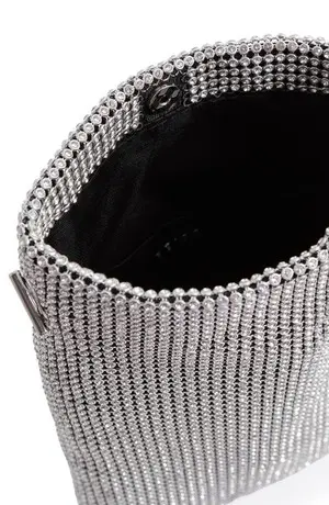 REISS Zuri Crystal Embellished Shoulder Bag