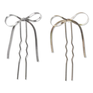 SCUNCI Bow Hair Pins - One-color
