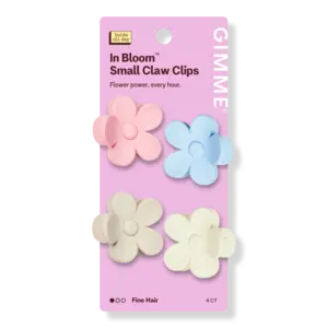 GIMME BEAUTY Fine Hair Small Flower Claw Clip - One-color