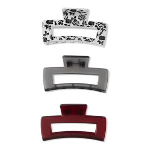 SCUNCI Primp Claw Clips 3-pack - One-color