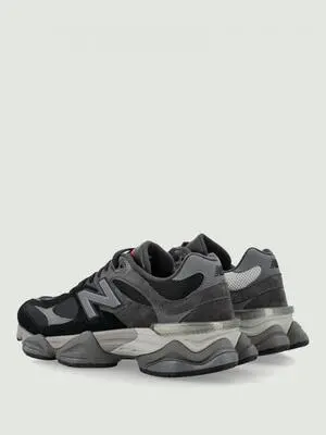 NEW BALANCE 9060 Suede And Mesh Low Top Sneakers - Black