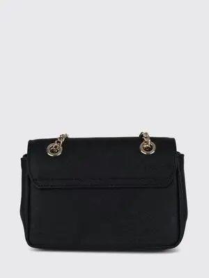VIVIENNE WESTWOOD Victoria Saffiano Leather Mini Shoulder Bag With Orb Logo