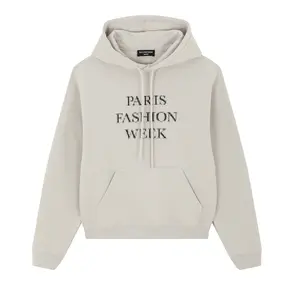 Balenciaga Fashion Week Cropped Hoodie - Grey