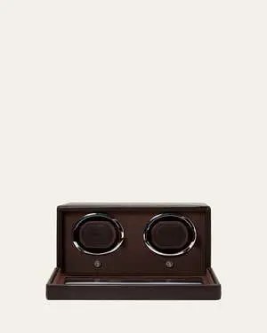 Wolf Cub Double Watch Winder - Brown