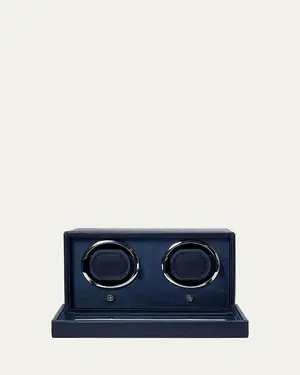 Wolf Cub Double Watch Winder - Navy