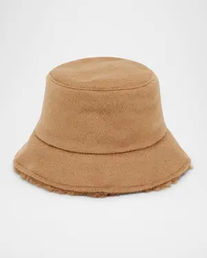 Max Mara Fiducia Wool Bucket Hat - Camel