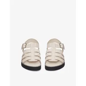 THE WHITE COMPANY Multi-strap Flatform Leather Sandals Eur 40.5 / Uk