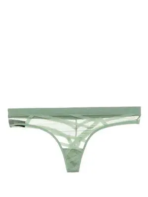 Marlies Dekkers The Illusionist Mesh Thong - Green