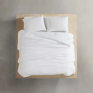 Calvin Klein Seersucker 3 Piece Comforter Set - White