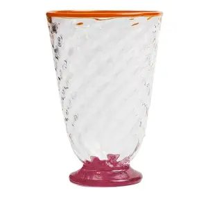 La DoubleJ Quilted Murano Glasses, Mixed Set Of 4