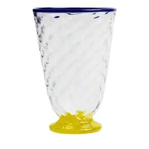 La DoubleJ Quilted Murano Glasses, Mixed Set Of 4