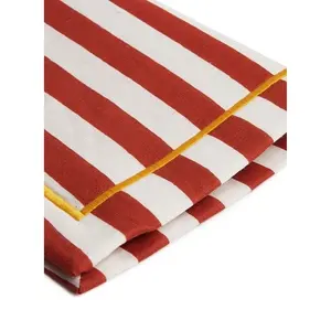 La DoubleJ Riviera Linen Placemats, Set Of 2 - Mattone