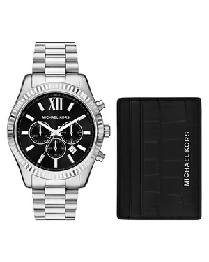 Michael Kors Silver Tone Watches For Men