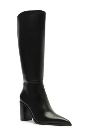 Schutz Mikki Knee High Boots - Black