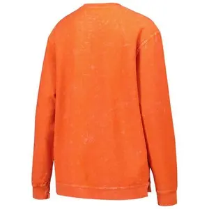G-III 4HER BY CARL BANKS Miami Dolphins Washed Corduroy Pullover Sweatshirt