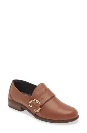 Naot Viscol Strap Loafer - Caramel Leather