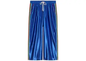 Gucci Shiny Jersey Pant With Web