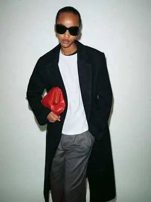REFORMATION Lucas Coat - Black