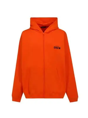 Balenciaga Crew Logo Zip Hoodie