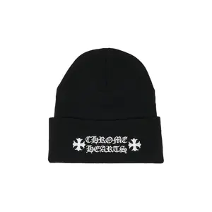 Chrome Hearts Embroidered Beanie - Black