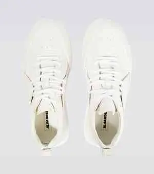 JIL SANDER Semanado Leather Sneakers