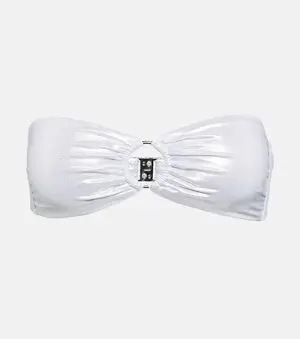 Melissa Odabash Tortola Bikini Top - Silver