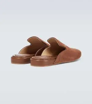 CHRISTIAN LOUBOUTIN Coolito Flat Mules - Brown