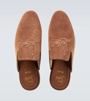 CHRISTIAN LOUBOUTIN Coolito Flat Mules - Brown
