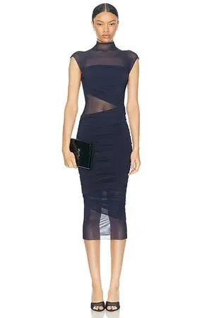 SEROYA Tabitha Midi Dress - Sapphire