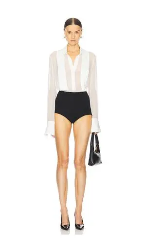 SANS FAFF Meghan Silk Blouse - White