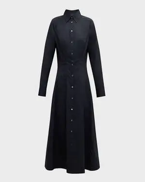 Veronica Beard Goldie Midi Shirtdress