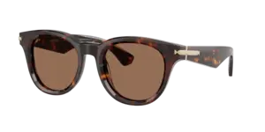 Burberry Round Frame Sunglasses Dark Brown