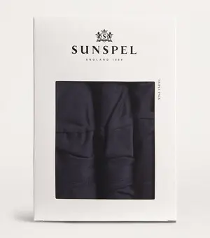 Sunspel Stretch-cotton Trunks - Navy